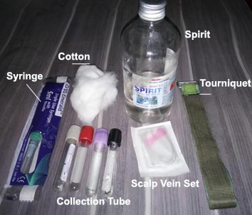 Blood Collection - Scalp Vein Set ~ Lab Test Hindi