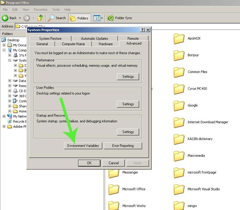 coba: Cara Setting Path GCC (MinGw)