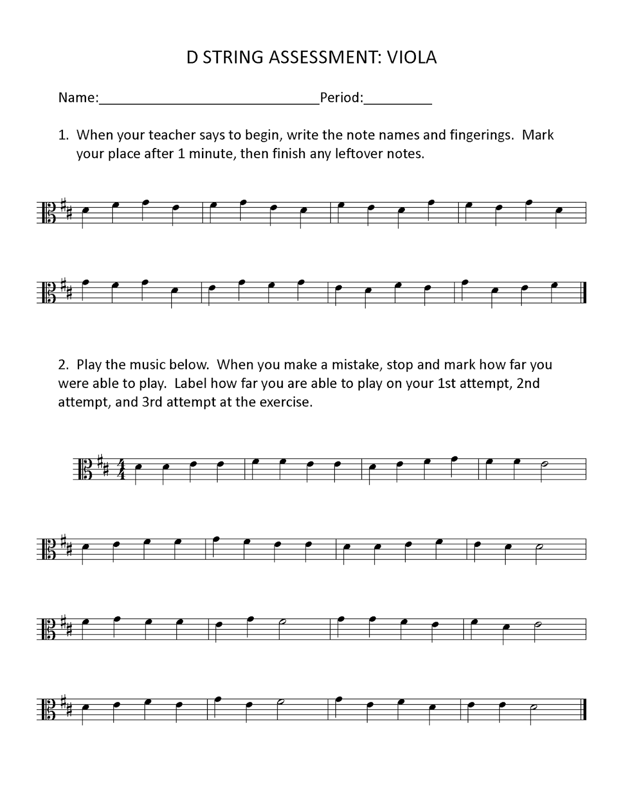 Orchestra Classroom: Building Note-reading speed and fluency