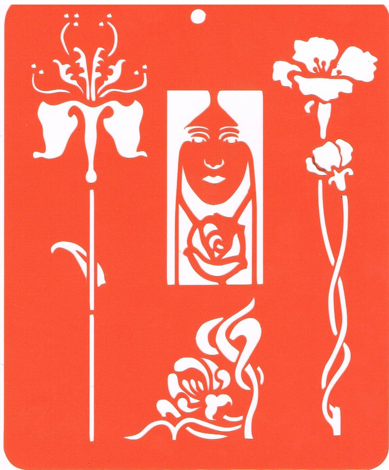 Creative Doodling with Judy West: Stencilled Flower Alphabet