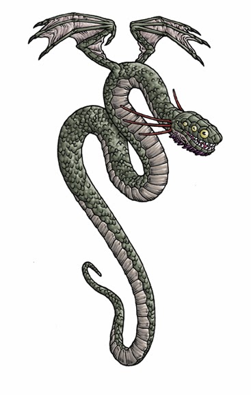 yog-blogsoth: SCALY WINGED BEAST