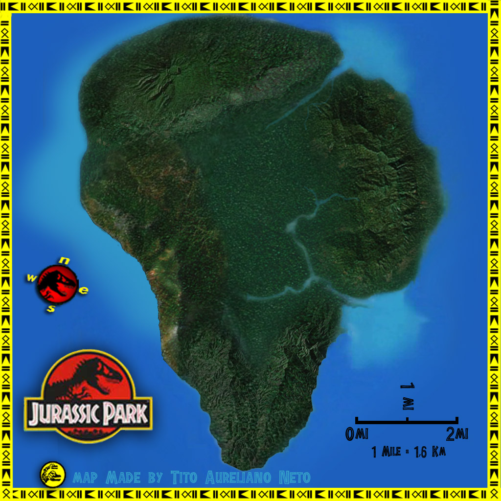 Jurassic Park Isla Nublar Island