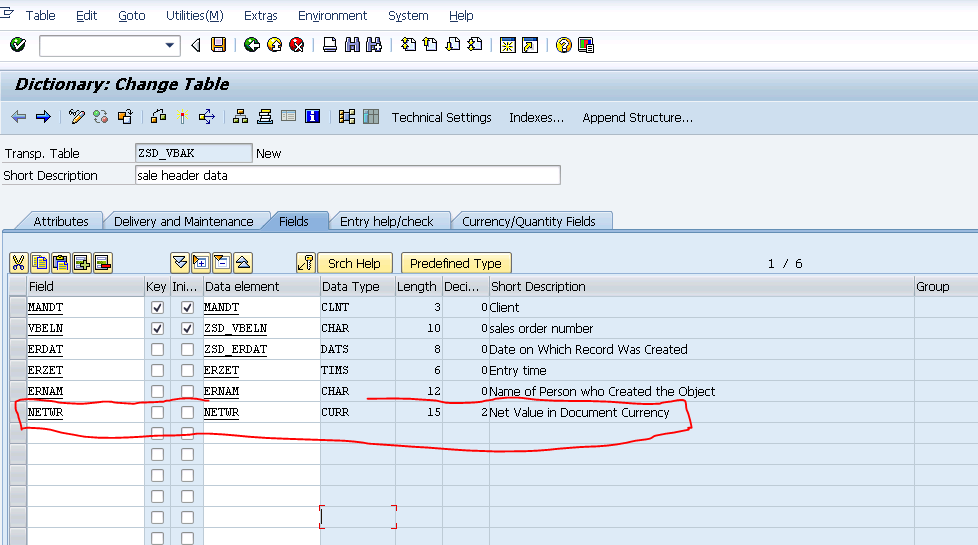 SAP TECH: Creating Transparent Master Table