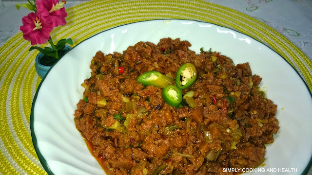 Simply Cooking and Health: Spicy fried pork luncheon meat