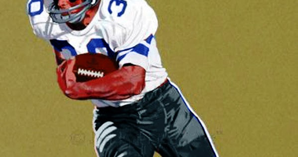 Pro Football Journal Presents: NFL Art: Dan Reeves by J. McQueen