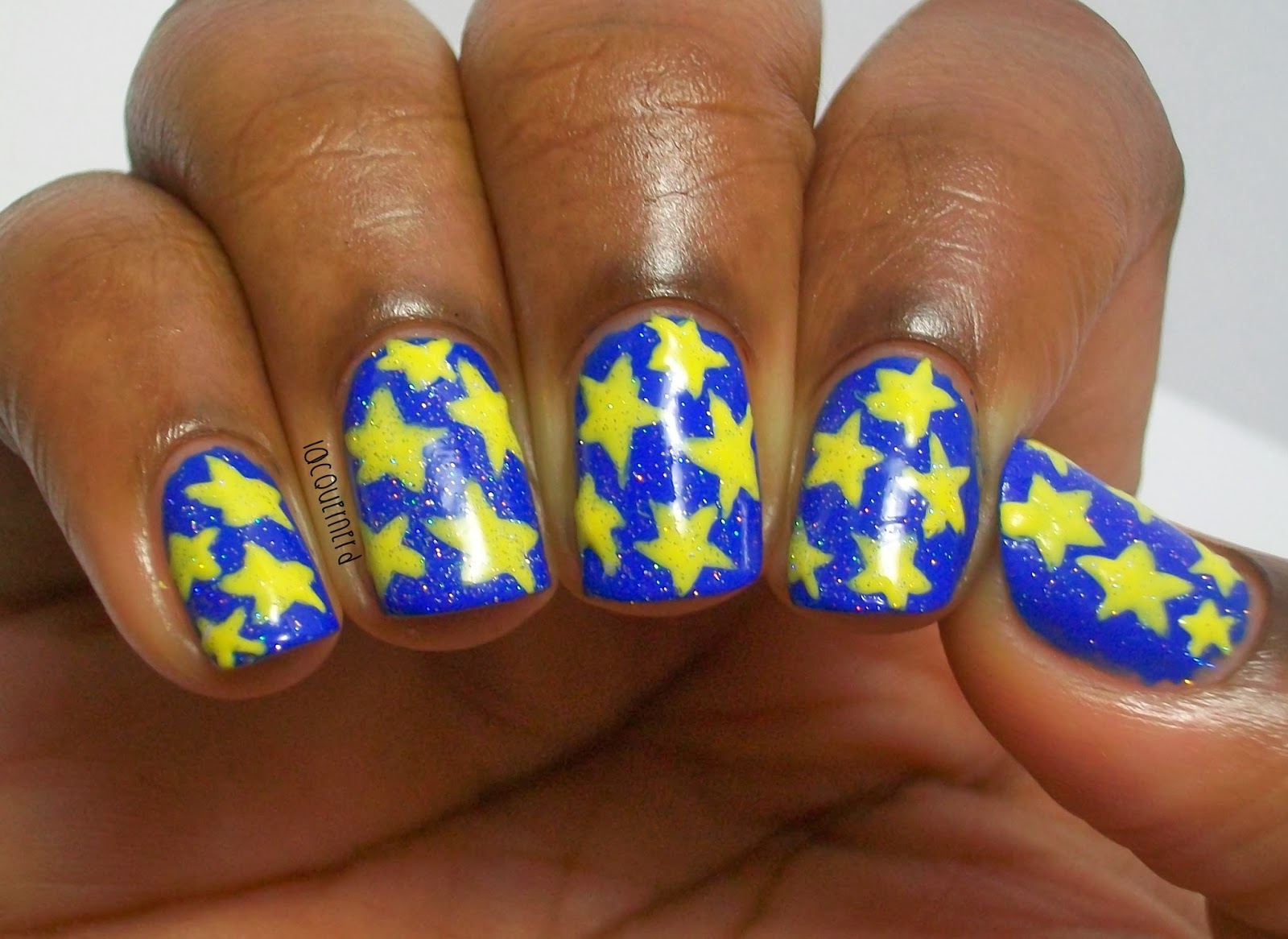 Lacquernerd: Cute Star Nails