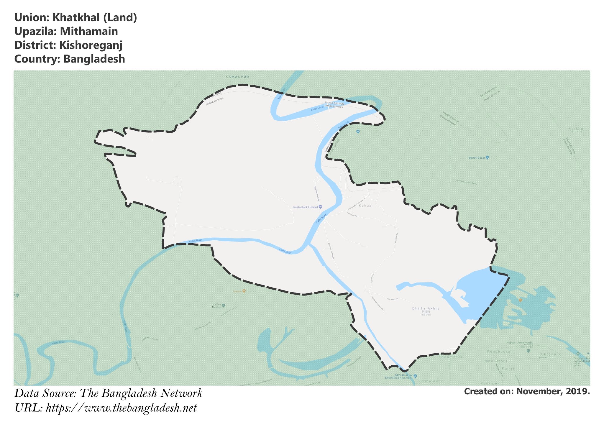 Khatkhal Union, Kishoreganj