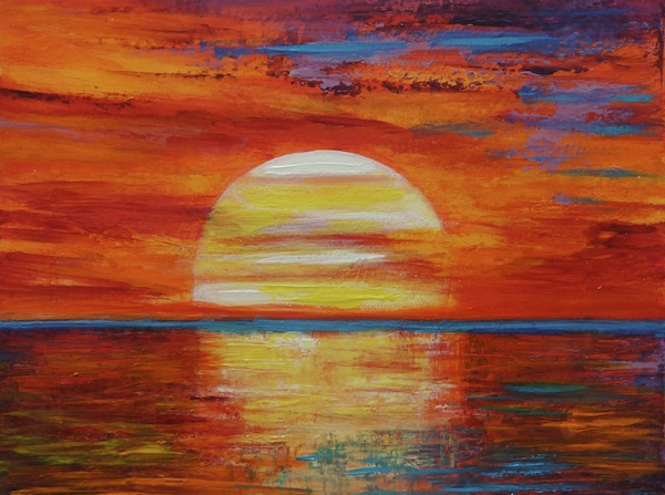 Sea Dean - Paint a Masterpiece: SETTING SUN on Windpower