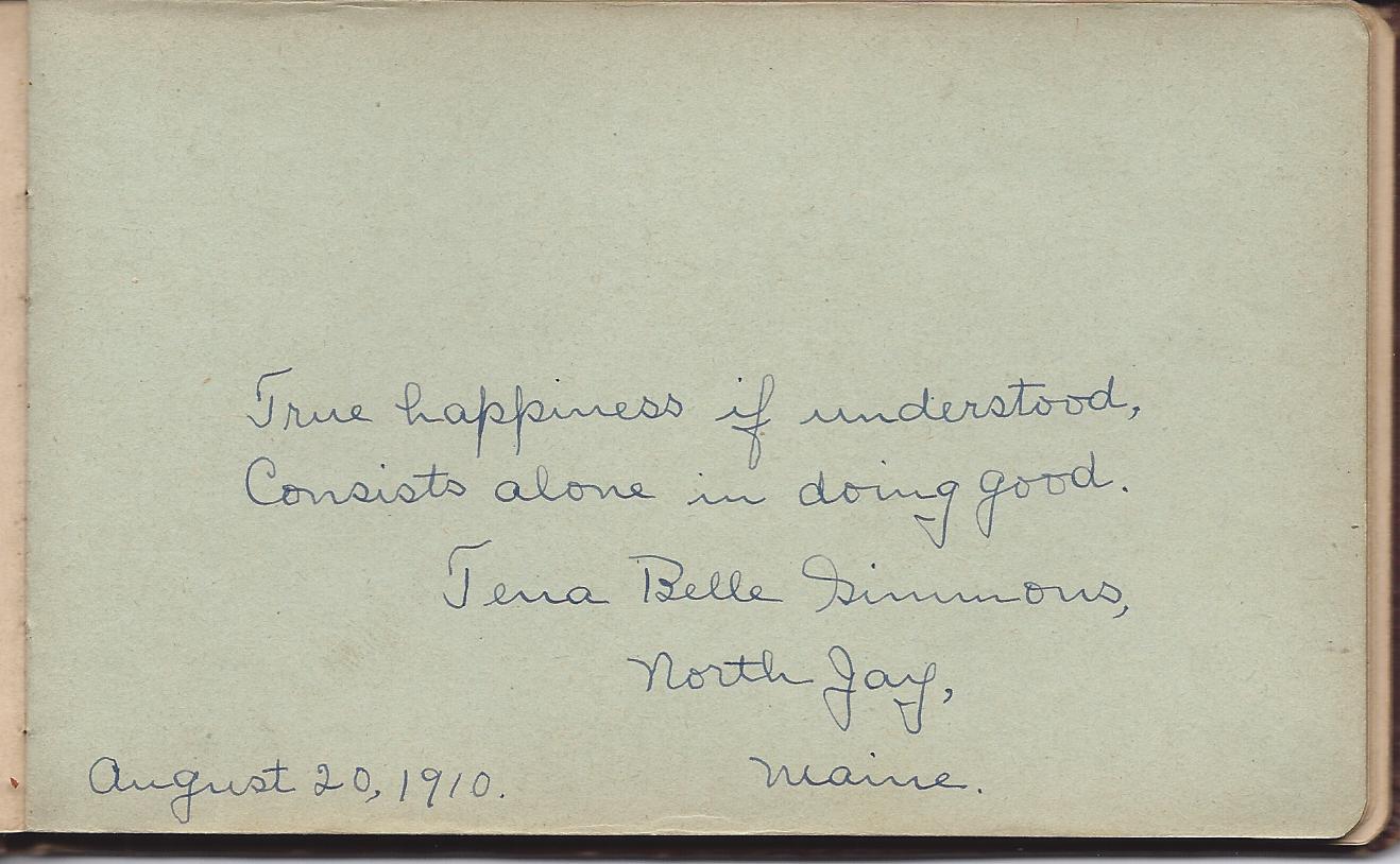 Heirlooms Reunited: Autograph Album, Possibly of Coolidge Family of Jay ...