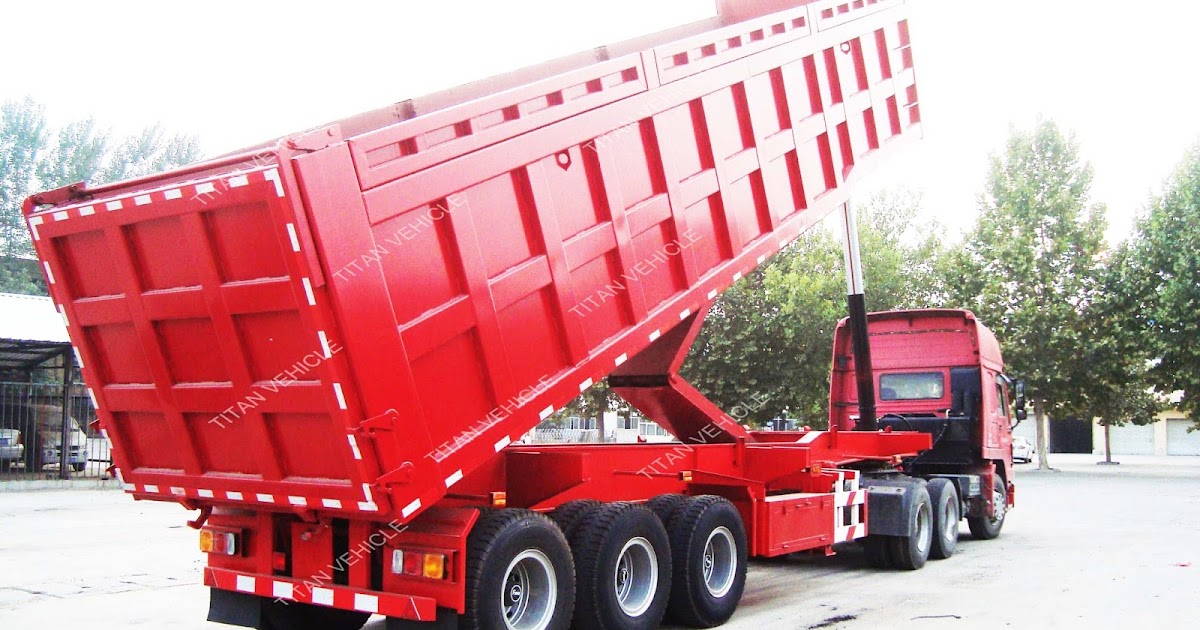 TITAN Industrial Group: China HYVA Cylinder End Tipper Truck Trailer ...