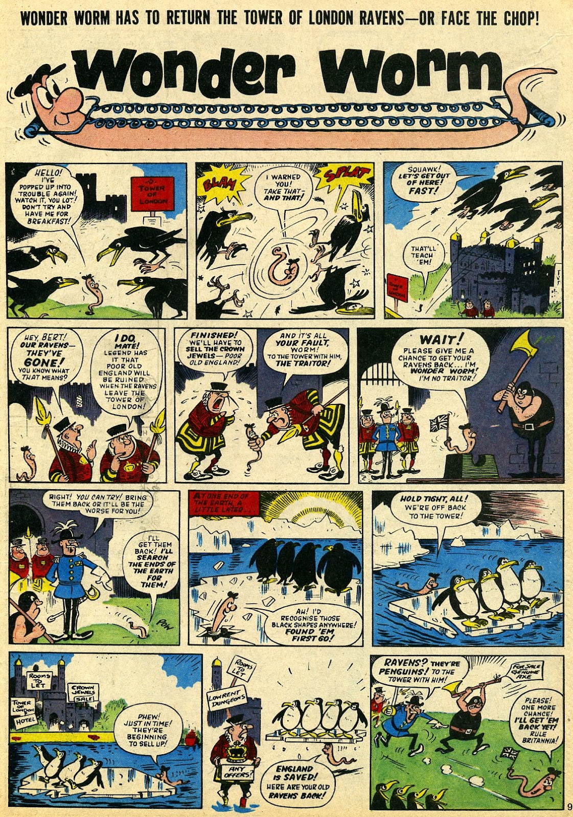 *KAZOOP !!: A LOOK AT COR!! STRIPS: WONDER WORM