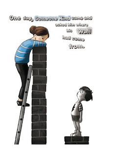 STORYWRAPS: The Boy Who Built a Wall Around Himself - a bookwrap