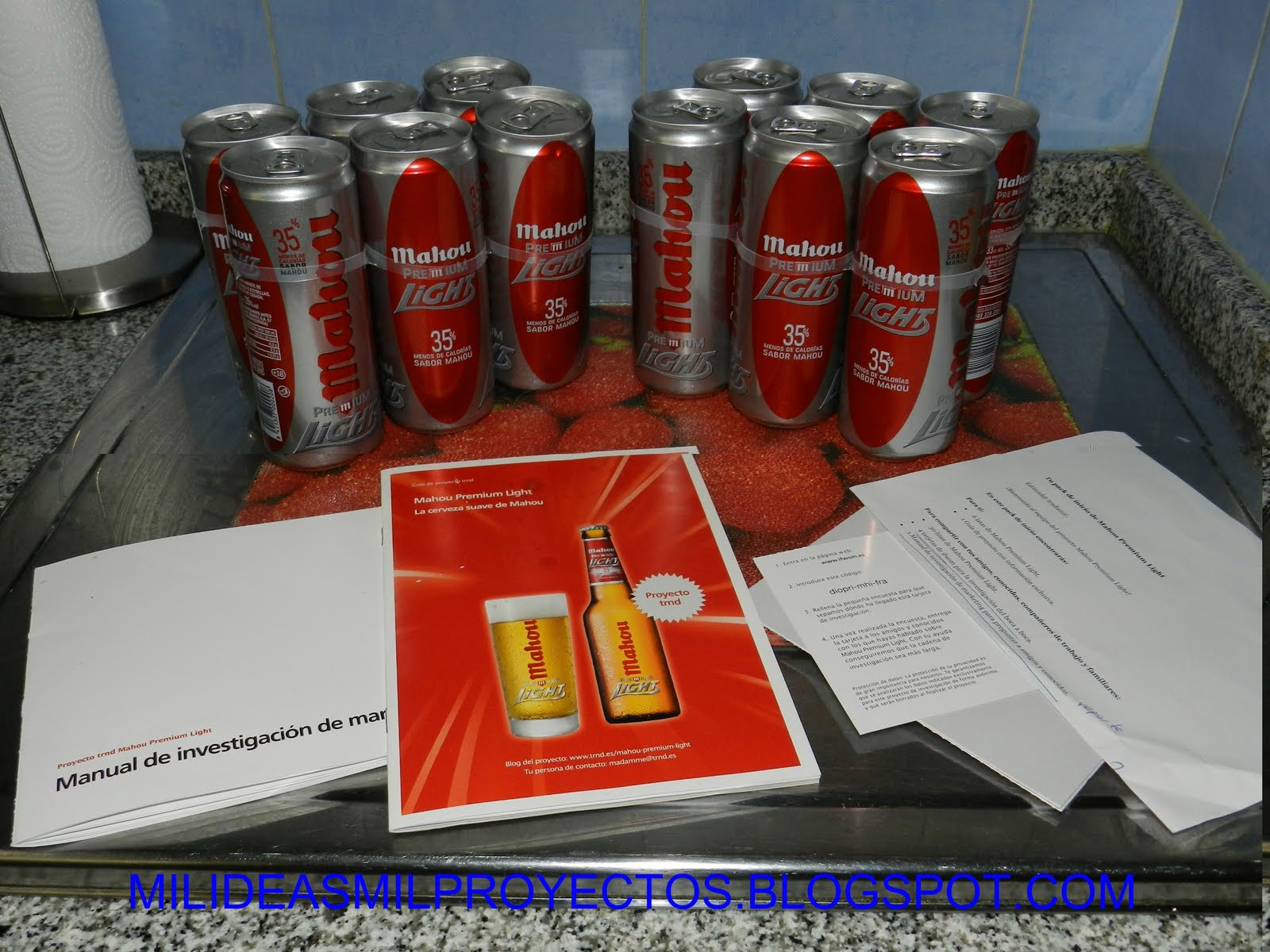 Cerveza Mahou Premium Light - Mil ideas, mil proyectos