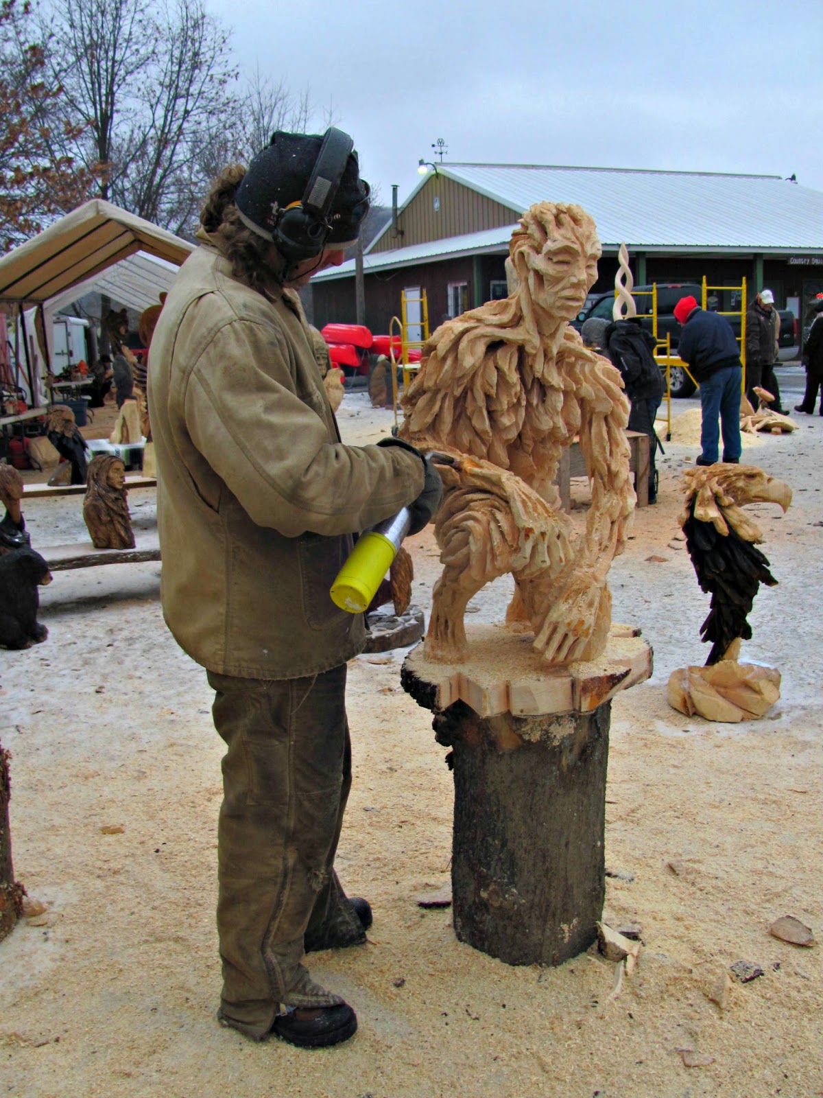 attended Chainsaw Rendezvous 2013 yesterday