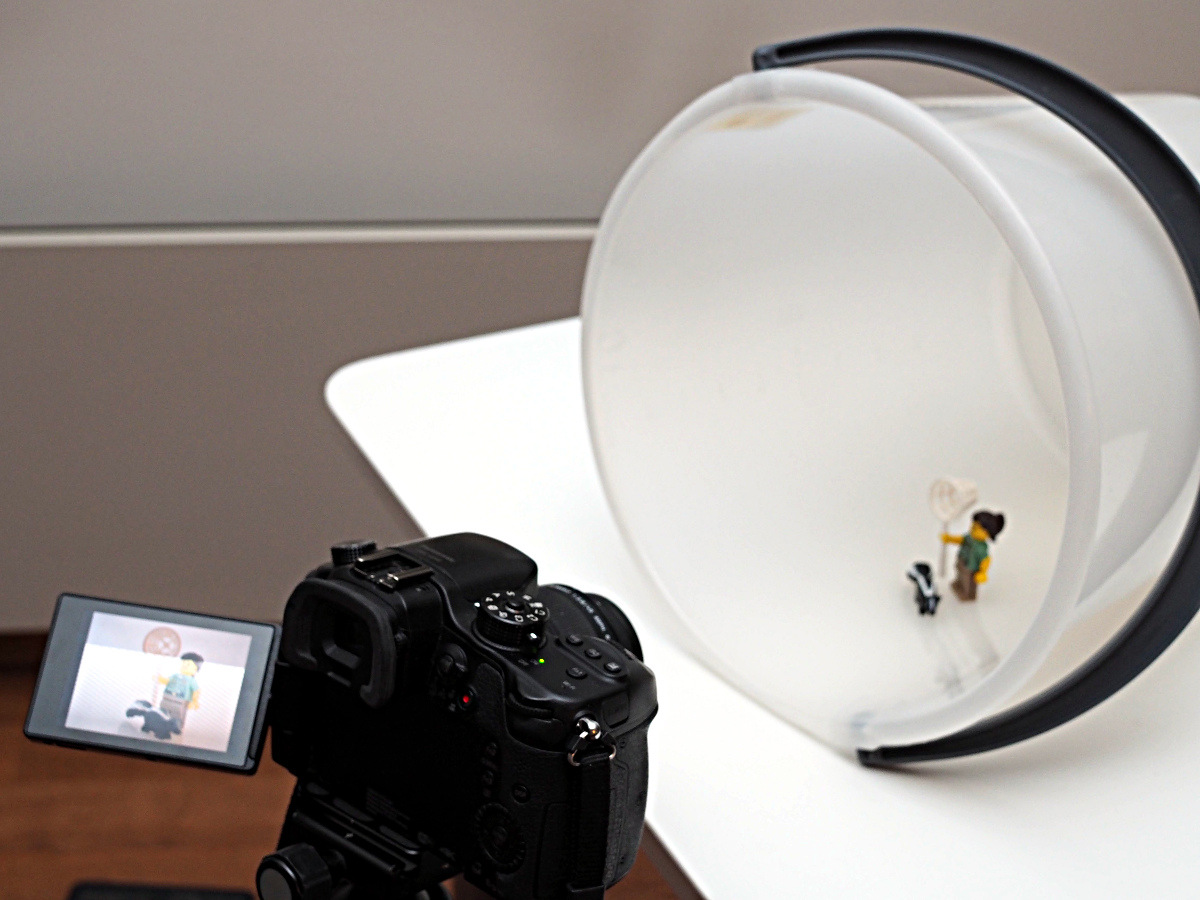 Micro 4/3rds Photography: Cheap macro softbox