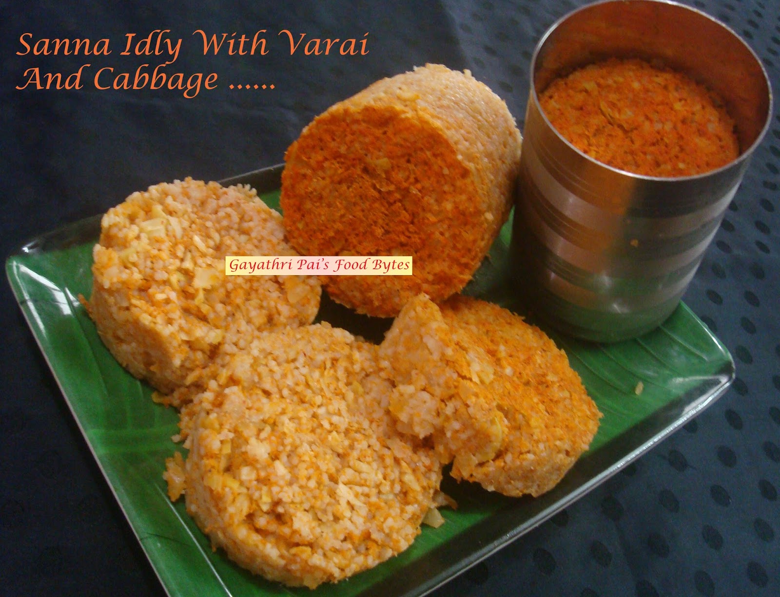 Gayathri Pai's Food Bytes: Spicy Sanna Idly With Varai (Indian barnyard ...