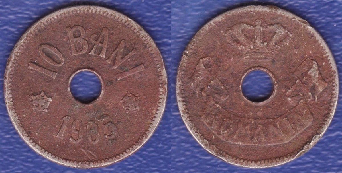 My coins collection: 10 Bani 1905