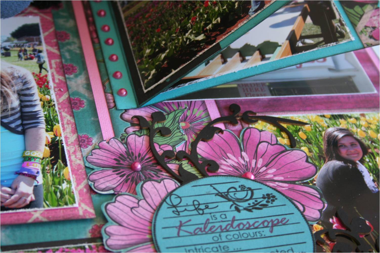 Scrap Collections Design Team: FLORAL TRESSEL class instructions