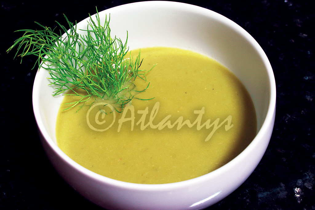 Terapia do Tacho: Creme de ervilhas com funcho (Peas and fennel cream soup)