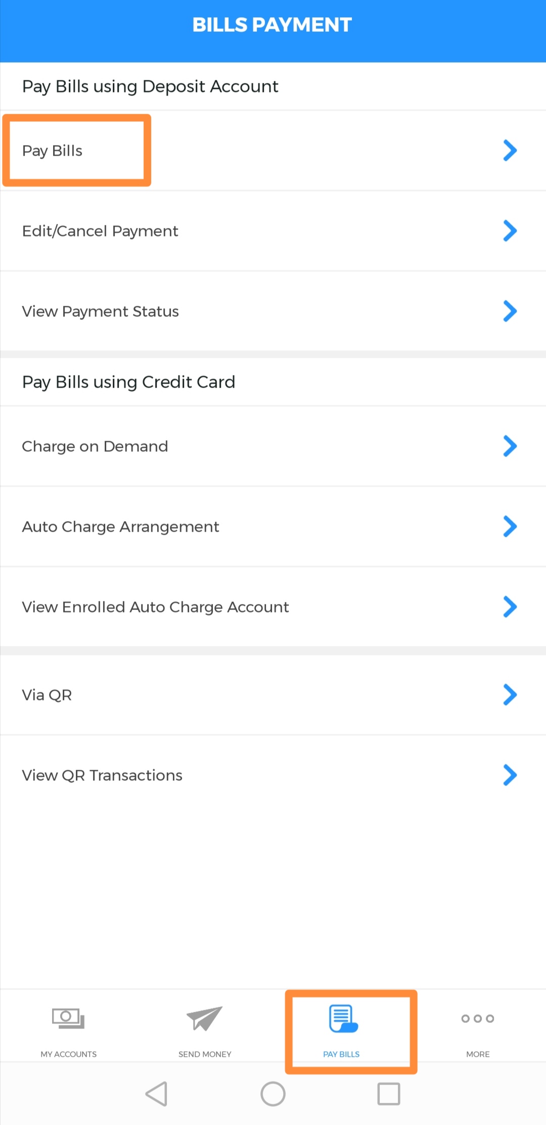 Primewater Bill Payment via BDO Online Banking App