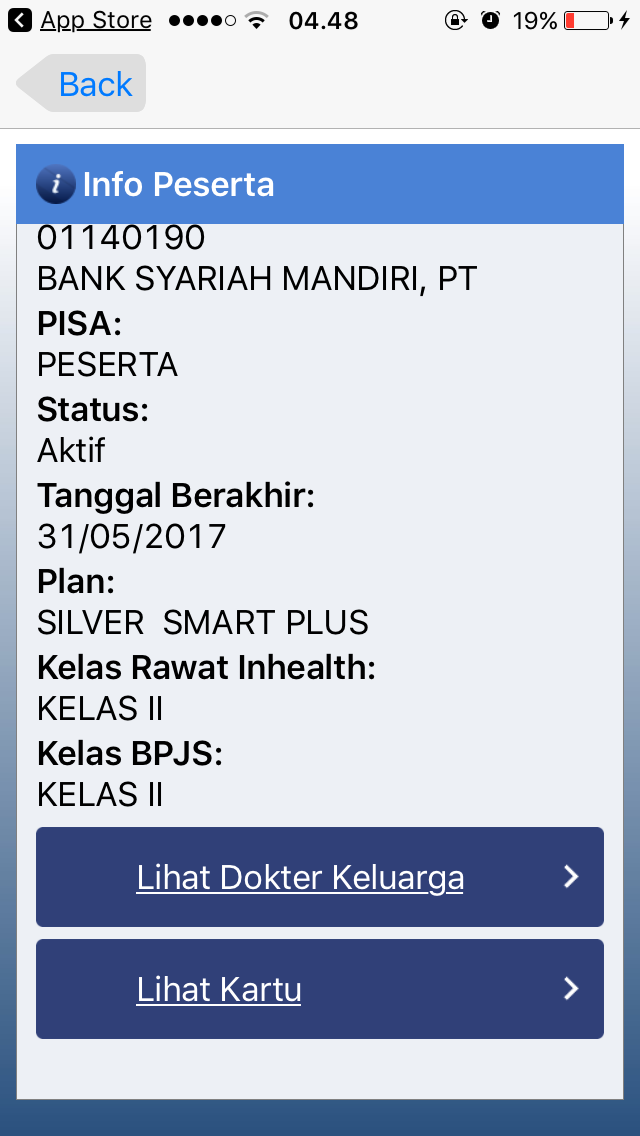 Bukan Sekedar Nge-Blog: Periksa Menggunakan Inhealth Mandiri Mobile