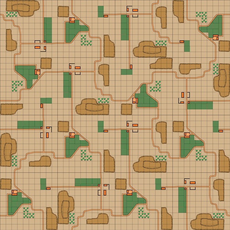 Wargaming Miscellany: Travel Battle Campaign Maps: A more randomised ...