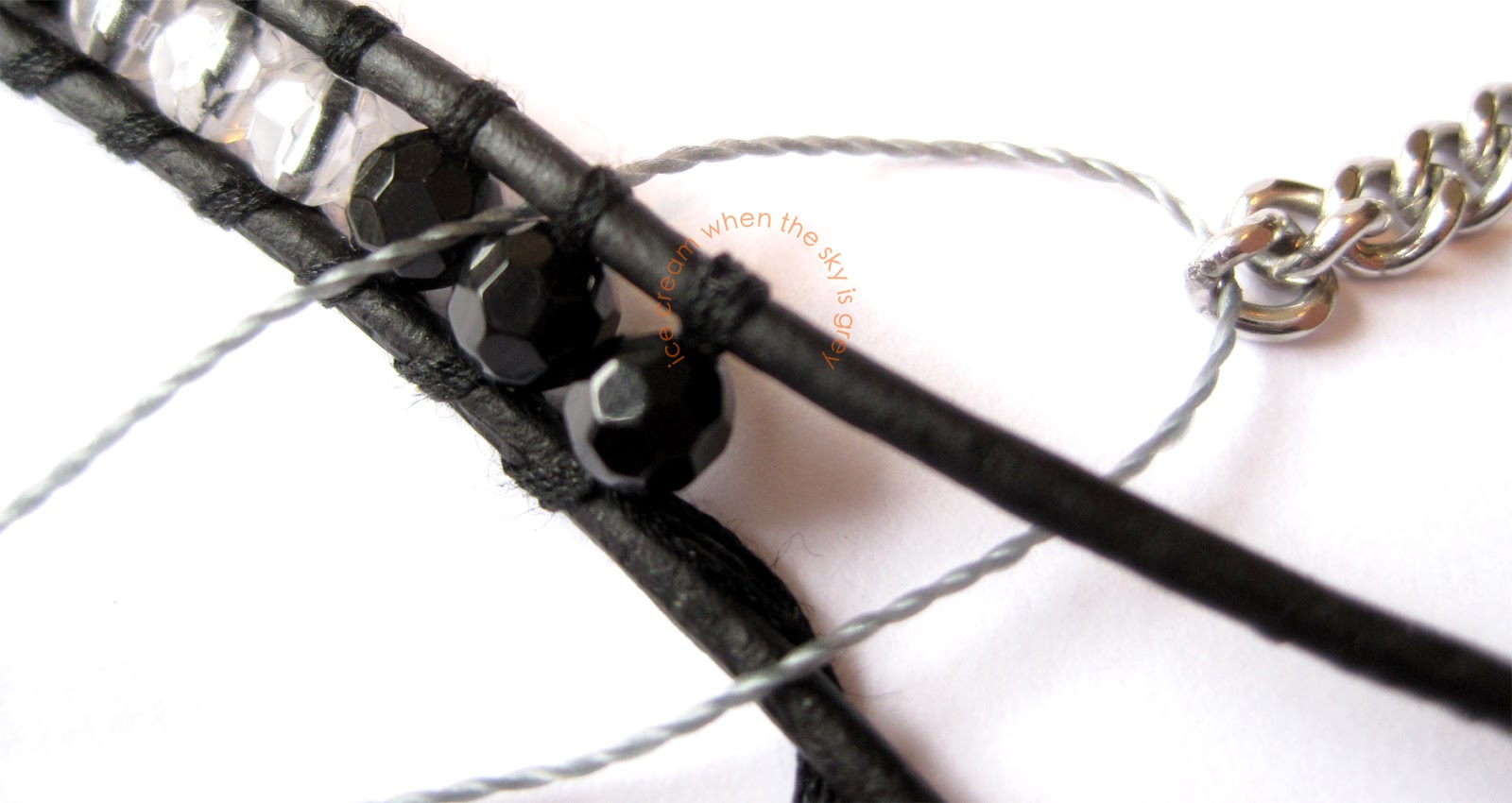 ice cream when the sky is grey: DIY Bracelet Tutorial: Chain Mix 2 Wrap ...