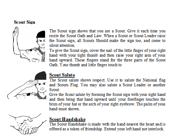 Nepal Scout: Scout Sign