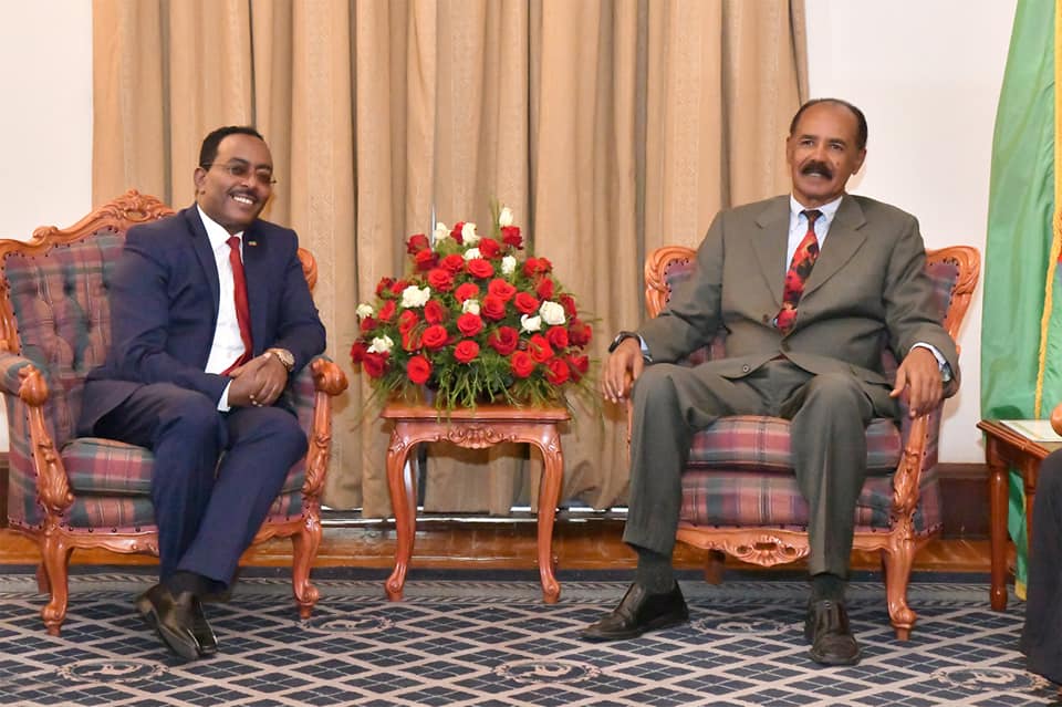 Eritrean president received Ethiopian Ambassador Credentials - Madote