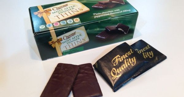 VEGANOO Vegan Reviews: Review: Aldi Choceur Mint Chocolate Thins