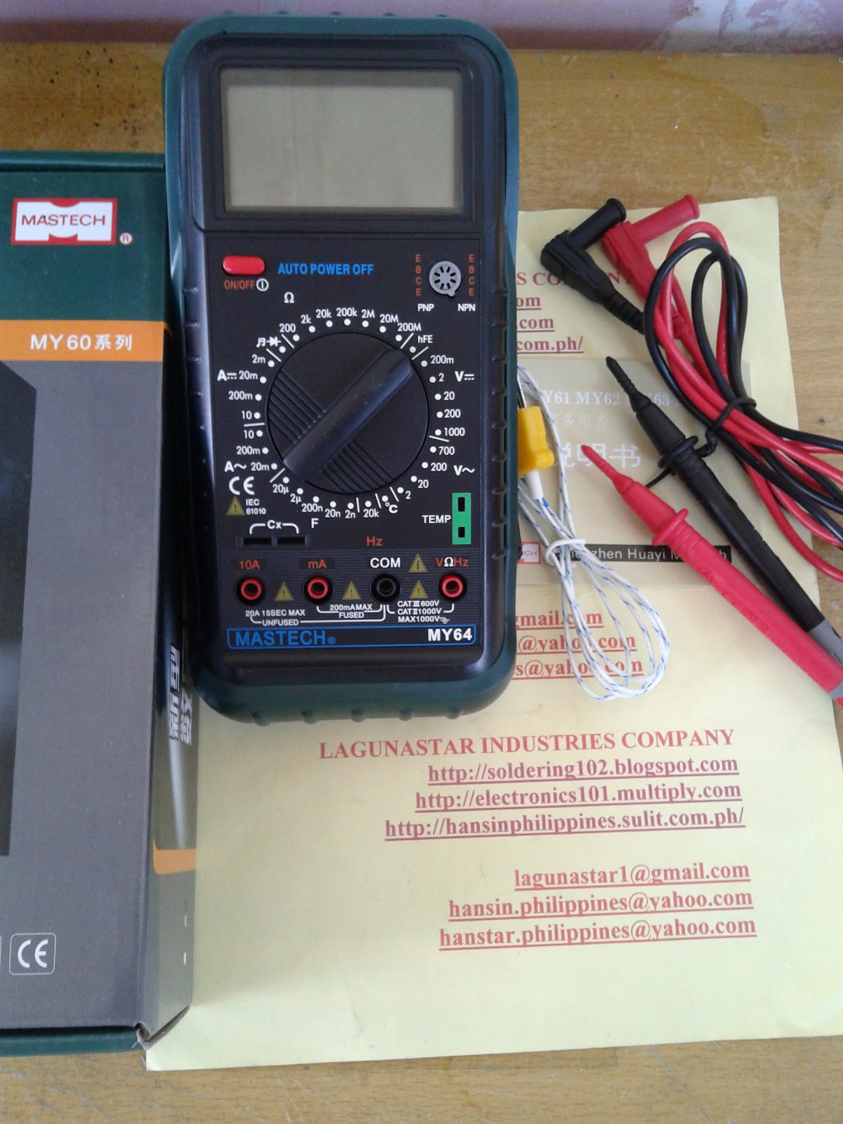 Soldering, Anti-Static, ThermoMeters Philippines: DIGITAL MULTIMETER ...