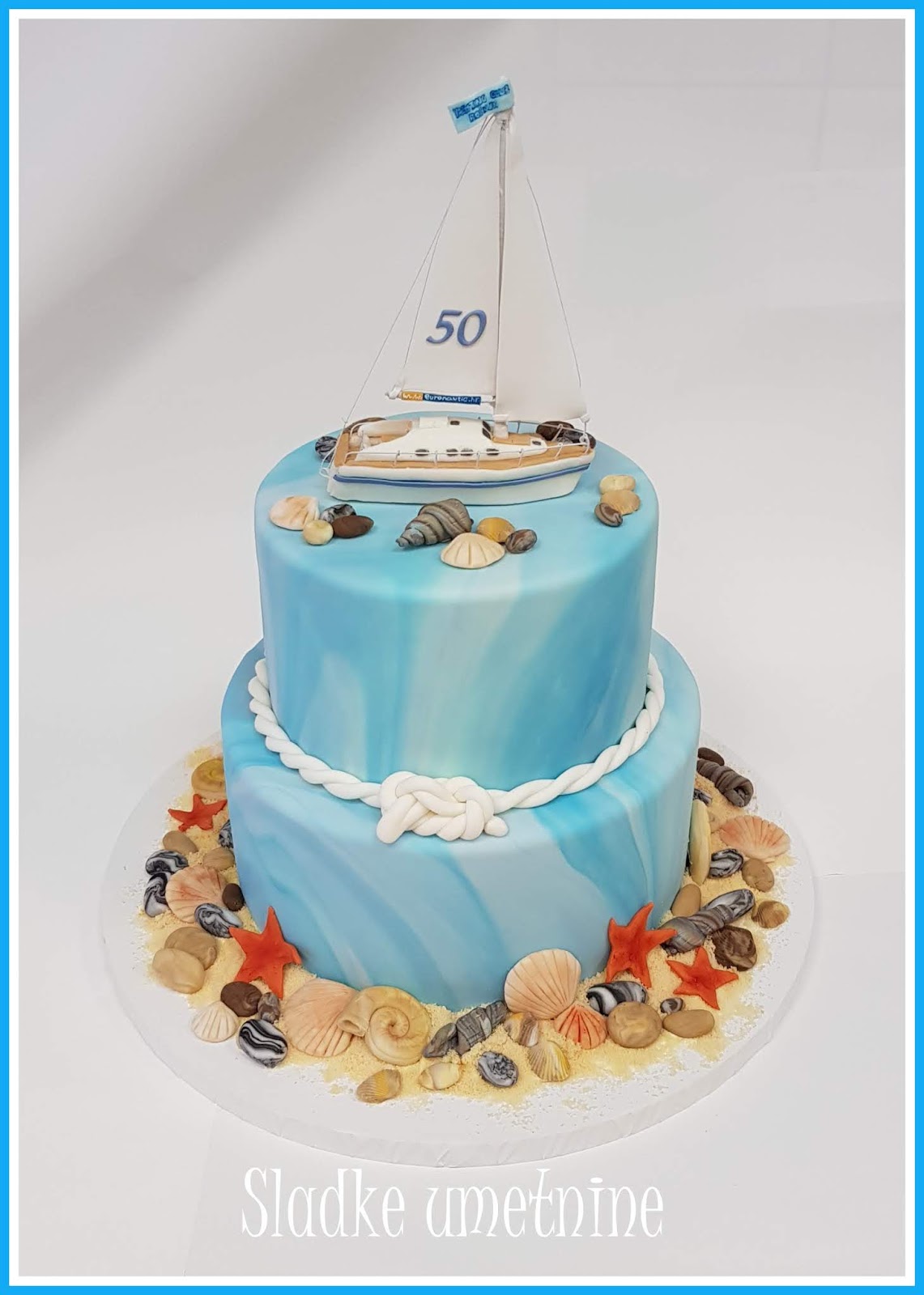 SLADKE UMETNINE: Torta za 50 let