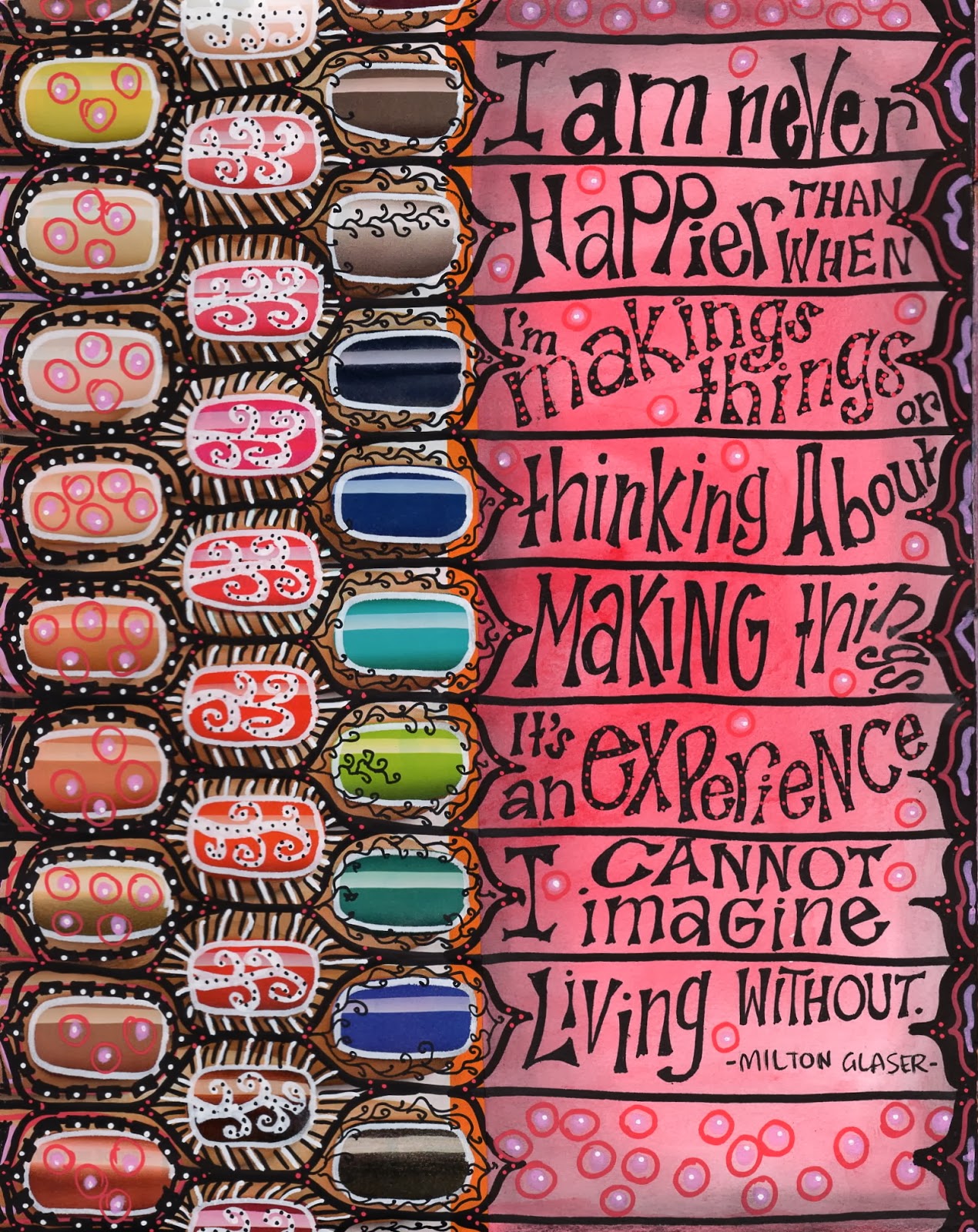 Love, Angela Handmade: My First Visual Journal Page.....Ever