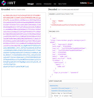 Programming Steps: Apps Script Verify Firebase ID tokens using a third-party JWT library
