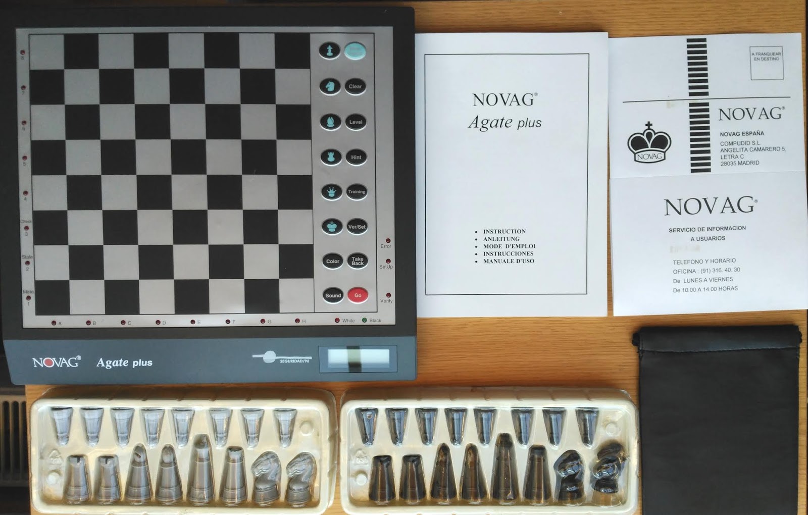Retro Ordenadores Orty: Novag Agate Plus Chess Computer (1997)