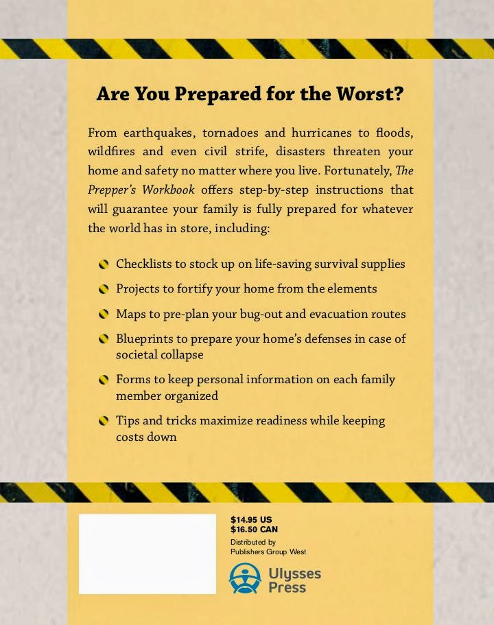 Bug-Out Survival: Prepper's Workbook Front and Back Covers