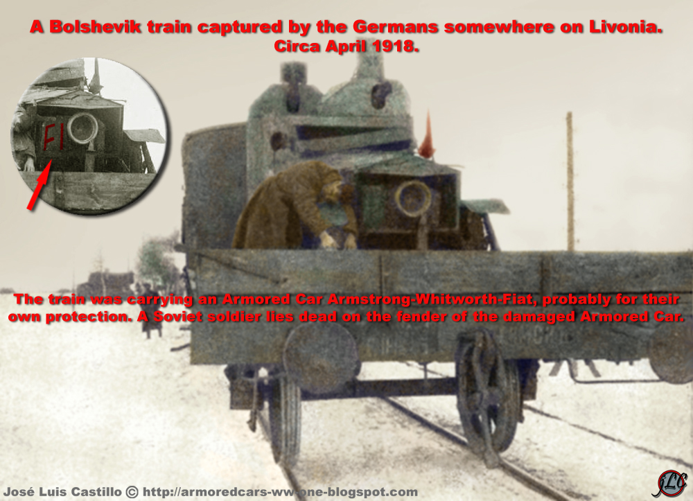 Armored Cars in the WWI: A captured Bolshevik Armstrong-Whitworth-Fiat ...