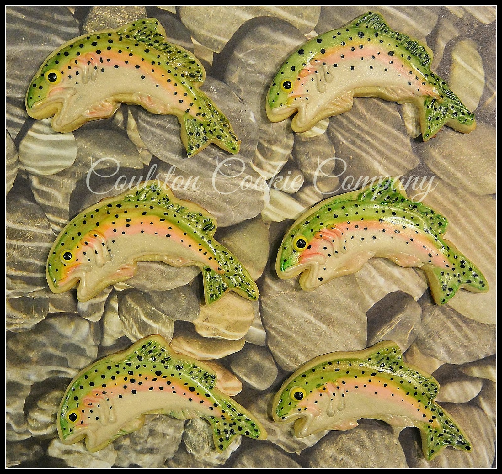 ...Coulston Cookie Company...: Hobby Cookies: Rainbow Trout Cookies