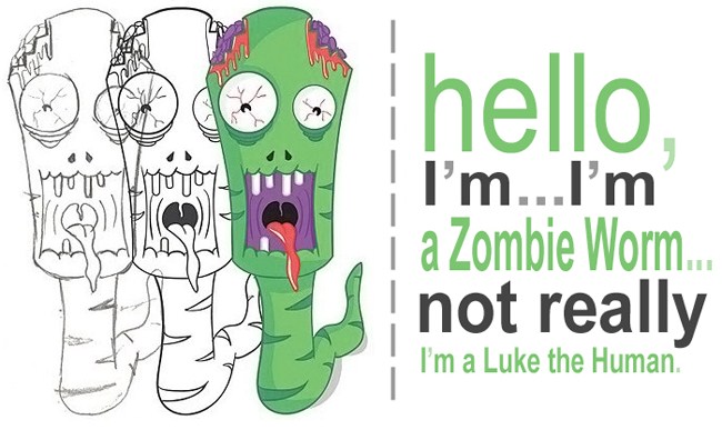 Zombieworm: Zombie Worm Illustrations