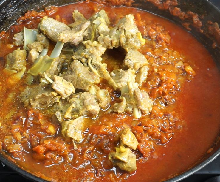 Mutton Semi Gravy Recipe | Steffi's Recipes