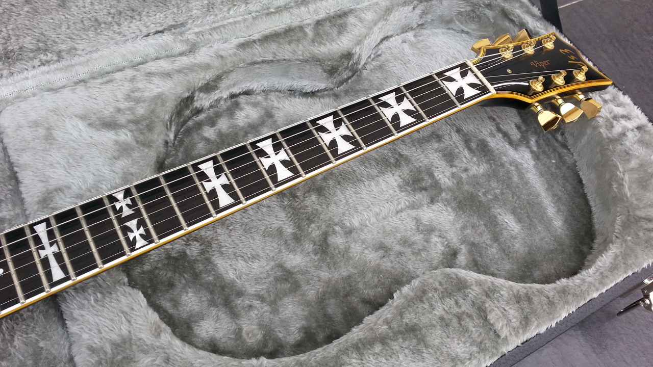 Guitar Gear Acquisition Syndrome: ESP Viper distressed with "Iron Cross ...