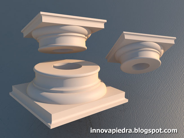 Capiteles Toscanos para columnas romanas | INNOVAPIEDRA