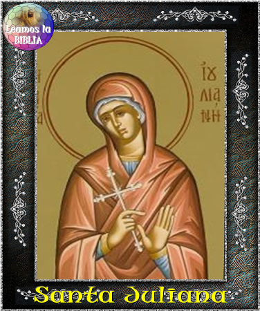 Leamos la BIBLIA: Santa Juliana