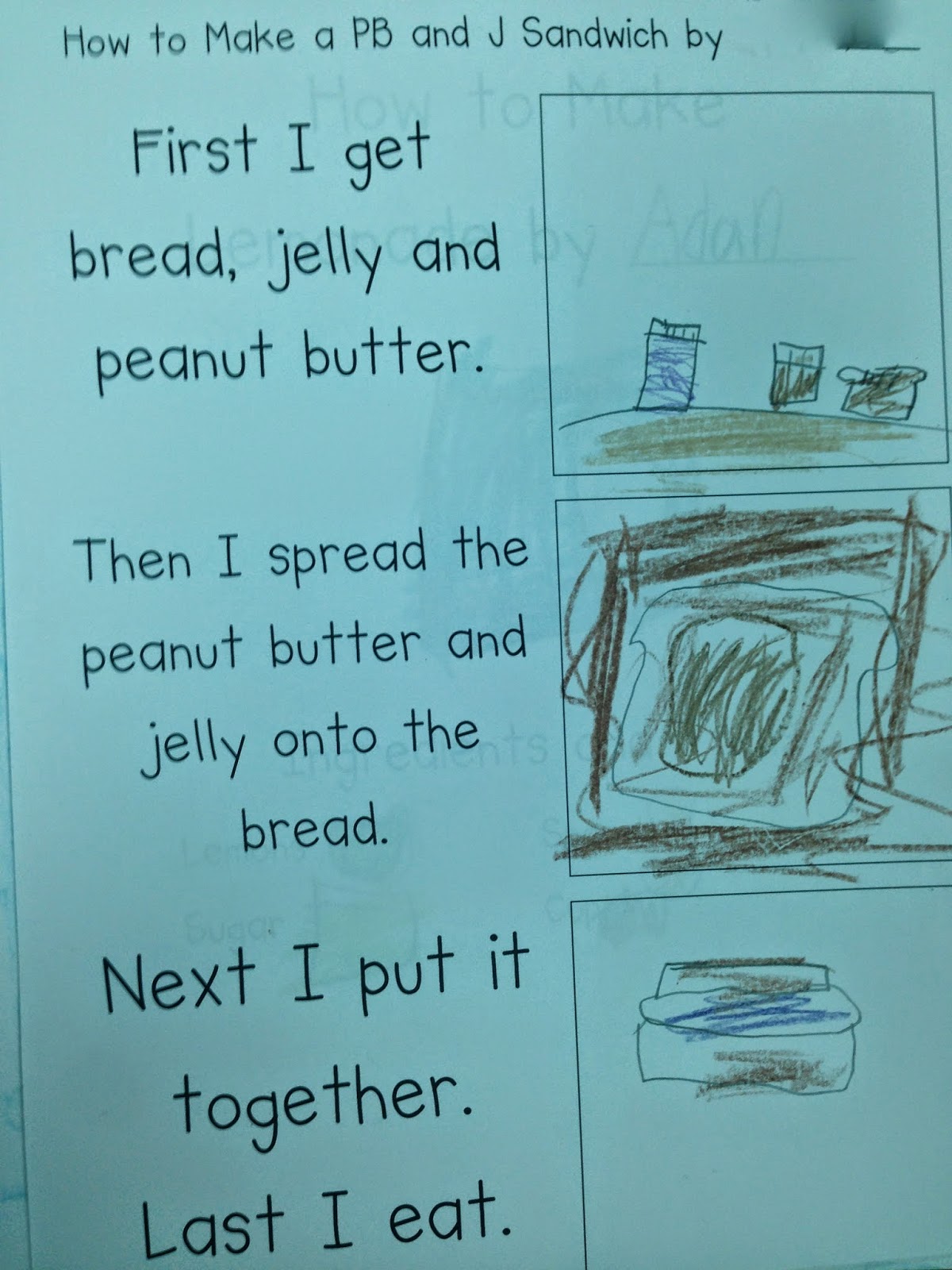 The Adventures of a K/1 Teacher: K/1 Procedural Writing Unit: Recipes
