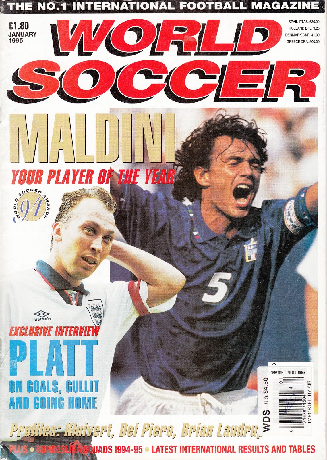 Soccer Nostalgia: Magazine Awards, Part Thirteen
