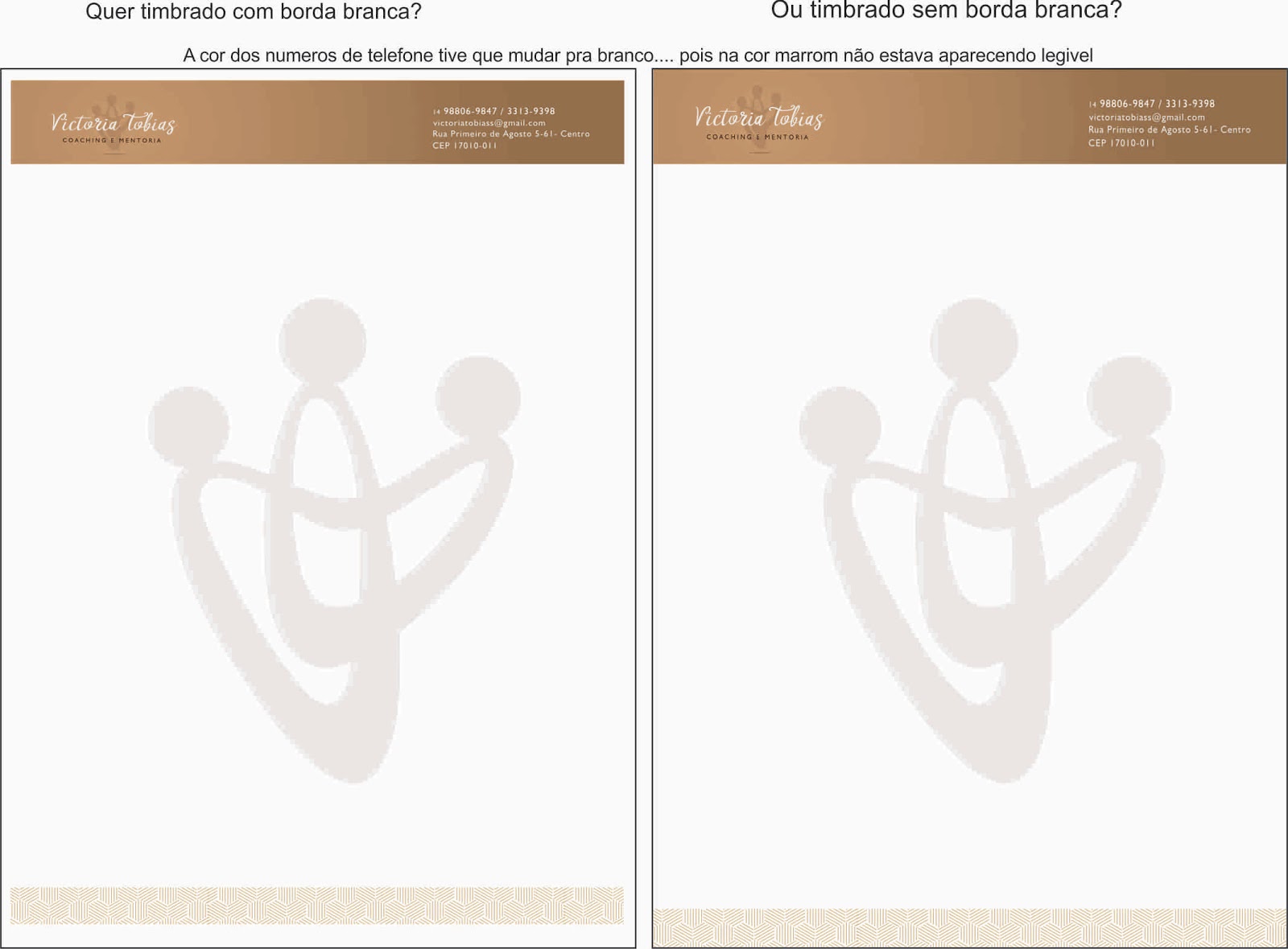 Gráfica Porto Alegre: Modelos de Artes de Folha timbrada - A4 timbrado