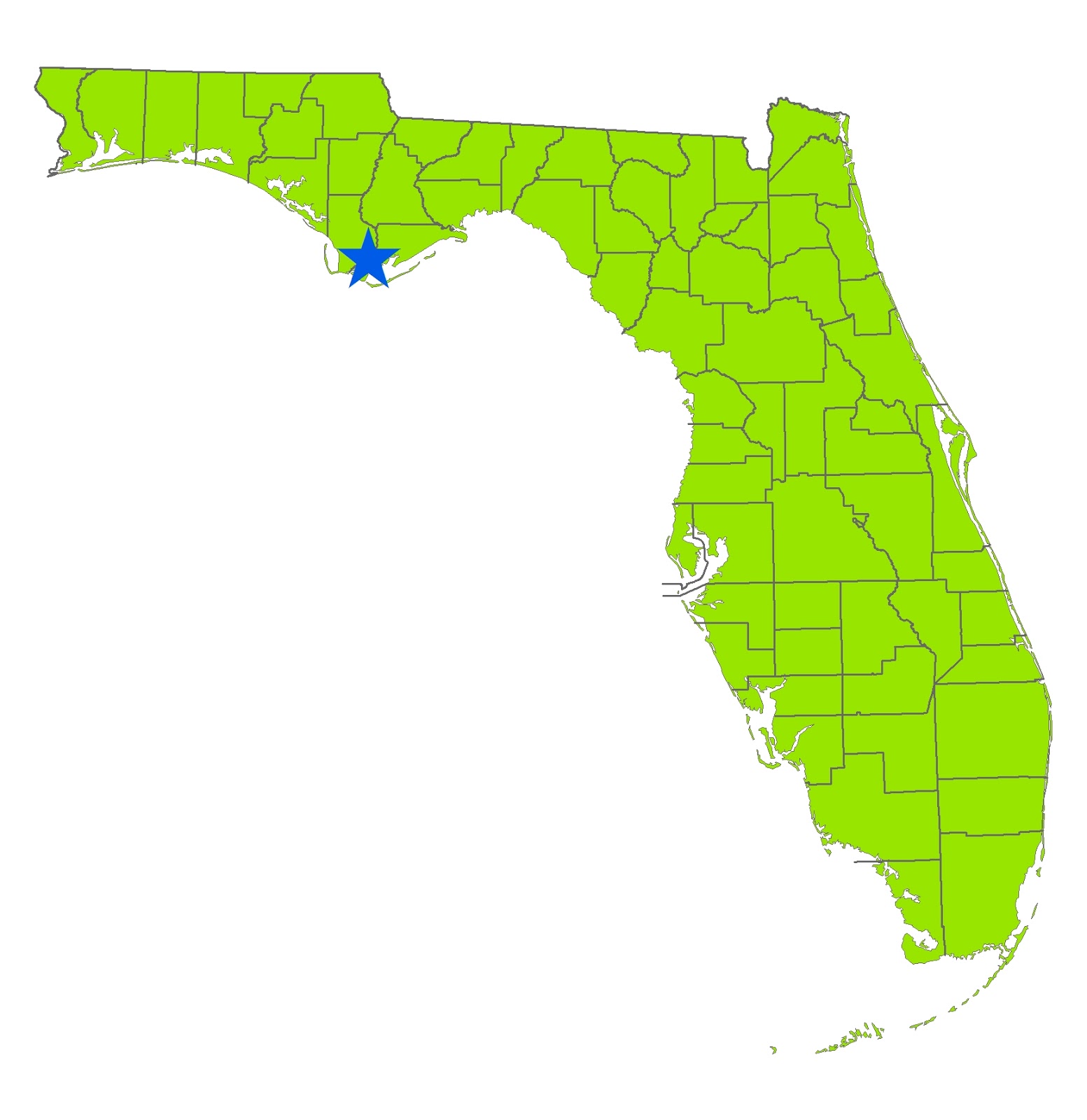 Aia Florida Panhandle Map