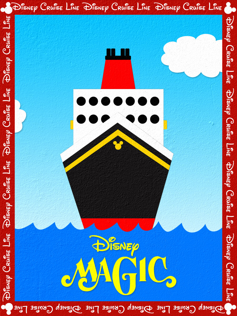 "Disney Magic" Disney Cruise Inspired Project Life Style 3x4 Title Card ...