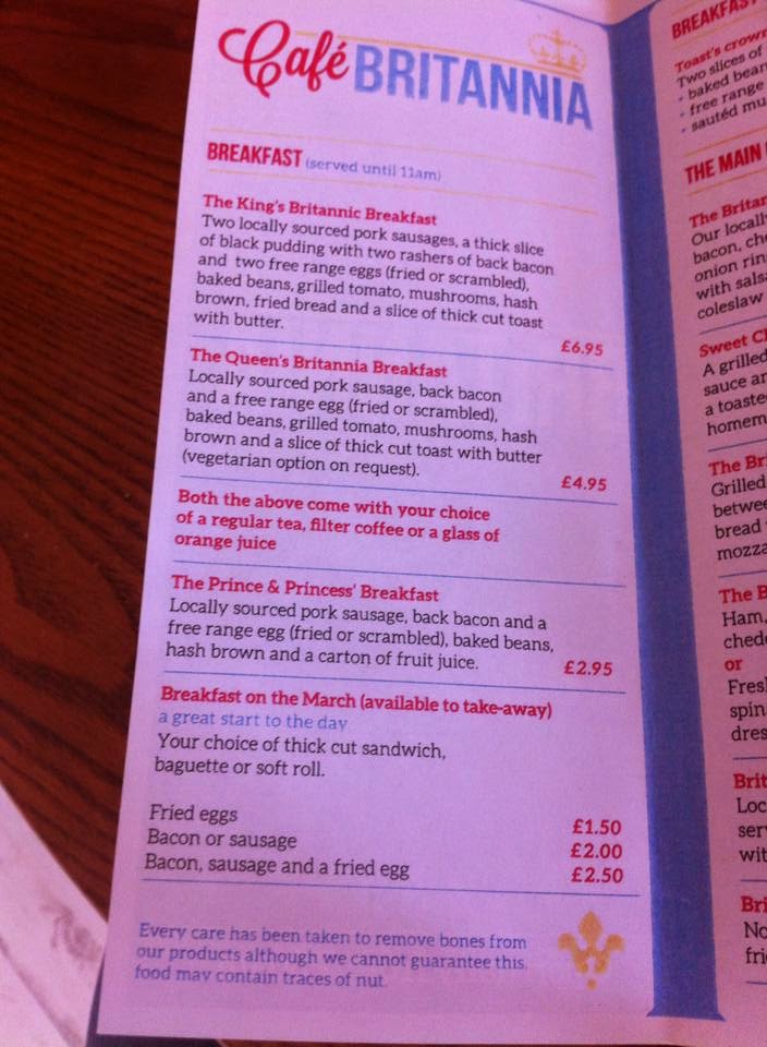 The Fry up Inspector: Britannia Cafe - Norwich