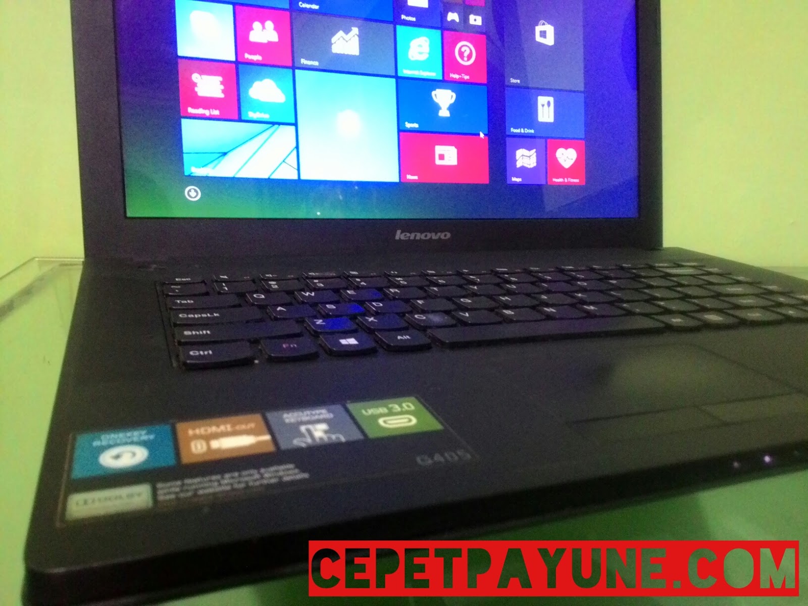 LAPTOP LENOVO G405 AMD E1 2100 APU AMD Radeon HD 8210 - Jual Beli ...